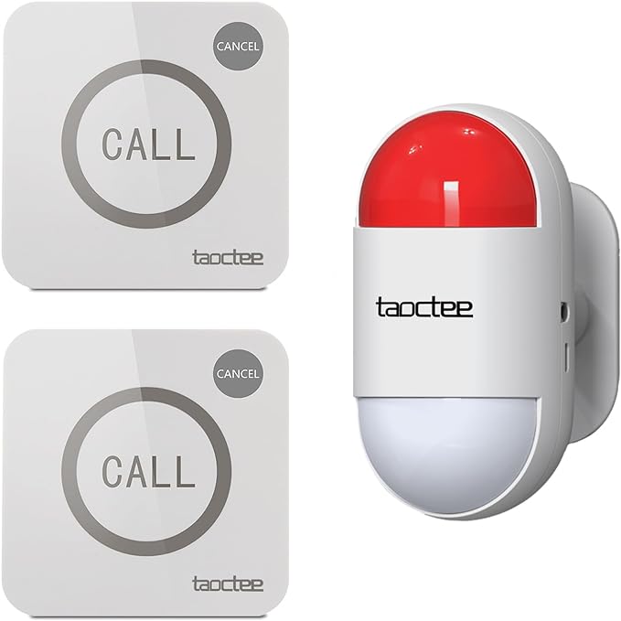 taoctee Strobe Siren Remote Alarm Panic System with Sound and Light ...